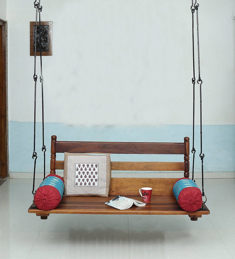 Swing for Porch solid wood swing Wooden jhula